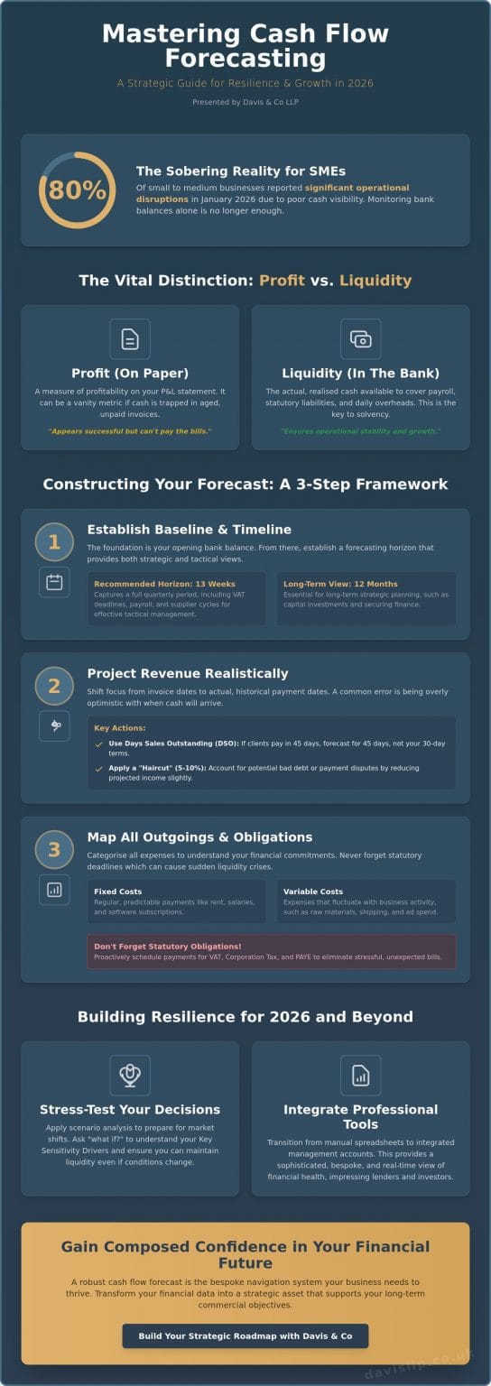 Cash Flow Forecasting for Small Business: A Strategic Guide for 2026